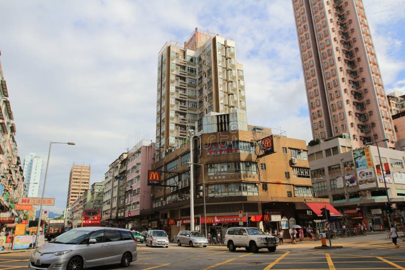 Distrito De Tai Po Hk, 13 De Setembro De 2014 Imagem Editorial - Imagem ...