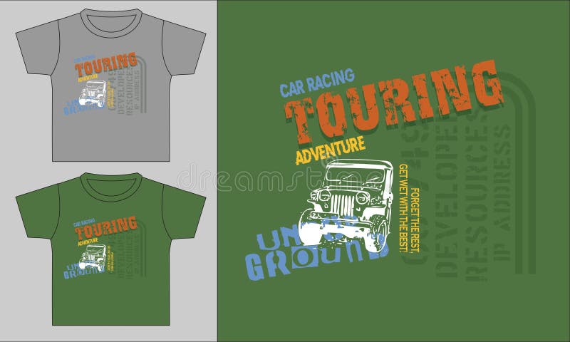 DISTRO T-SHIRT DESIGN Touring Stock Vector - Illustration of pattern ...