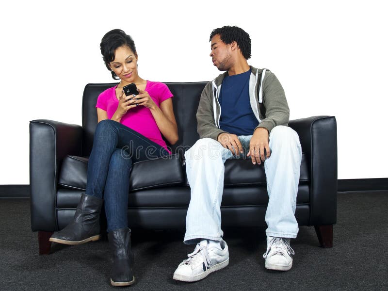 Distrusting boyfriend stock photo. Image of adult, angry - 24598188