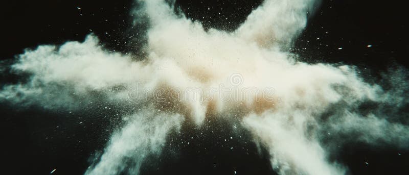 Disturbed Dust Texture with Dynamic Blur and Light Shafts Against a ...