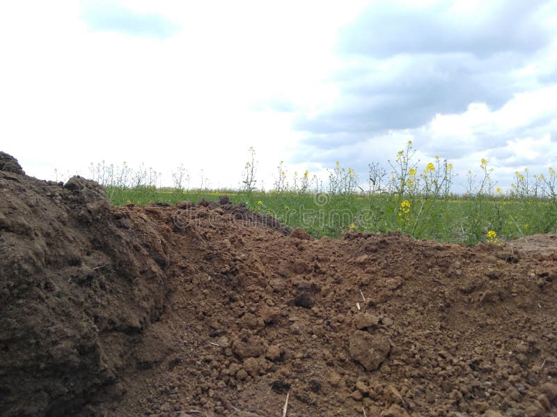 Disturbed Ground. Soil Texture Stock Image - Image of erosion, field ...
