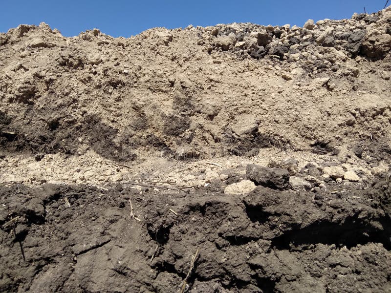 Disturbed Ground. Soil Texture Stock Photo - Image of soil, dirt: 283174844