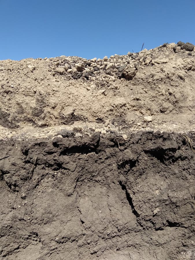 Disturbed Ground. Soil Texture Stock Photo - Image of degrade ...