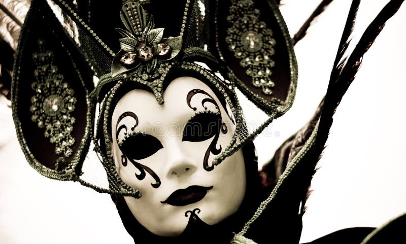 A Disturbing and Expressionless Mask Stock Photo - Image of ancient ...