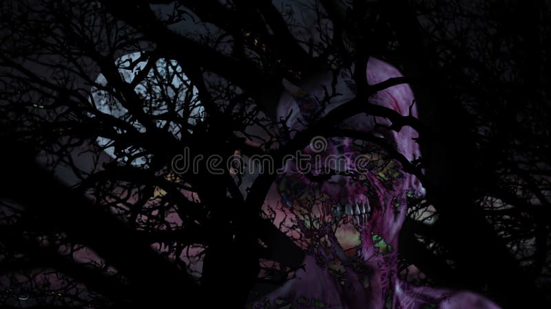 Disturbing Horror Background Stock Illustration - Illustration of ...