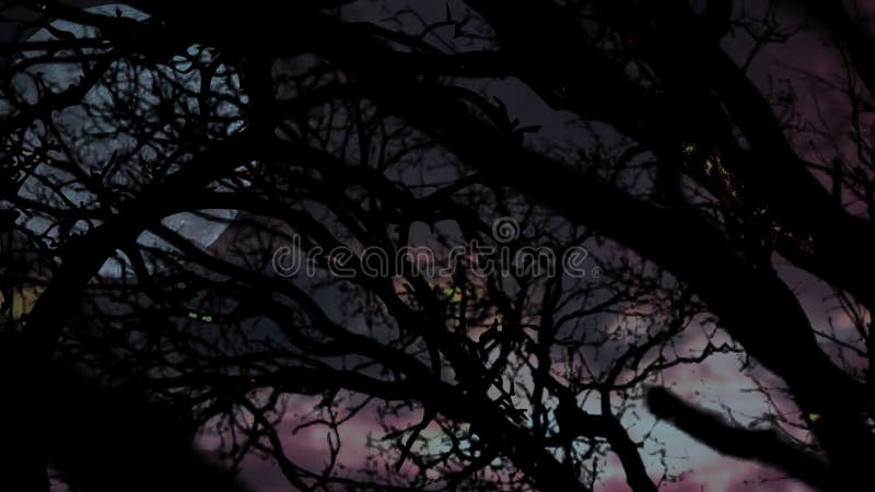 Disturbing Horror Background Stock Illustration - Illustration of tree ...