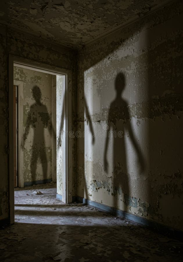 Disturbing Human Shadows in a Decayed Building Interior Stock ...