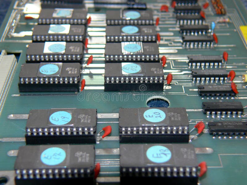 Disused computer board stock image. Image of soldered - 124041295