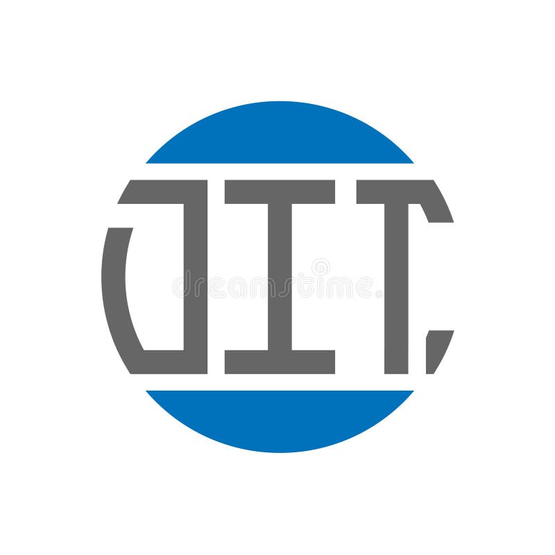 DIT Letter Logo Design on White Background. DIT Creative Initials ...