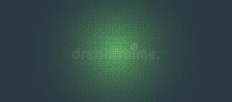 Dither Pattern Bitmap Texture Halftone Radial Gradient Vector Green Abstraction Stock Vector