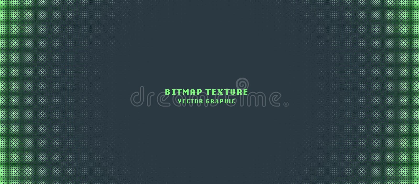 Dither Pattern Bitmap Texture Split Screen Smooth Border Vector Abstraction Stock Vector