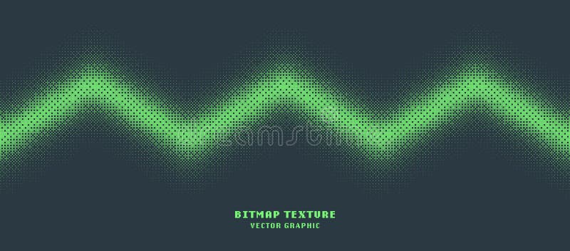 Dither Pattern Bitmap Texture Zigzag Line Horizontal Border Abstract ...