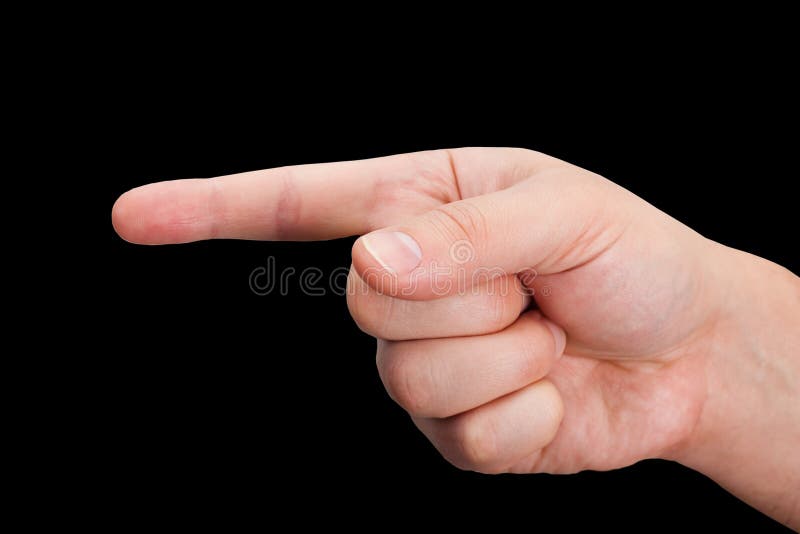 Dito indice immagine stock. Immagine di linguaggio, sensibilità - 17156363