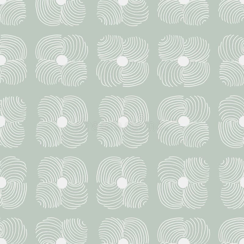 Moving Floral Motif - Seamless Vector Pattern. Stock Vector ...