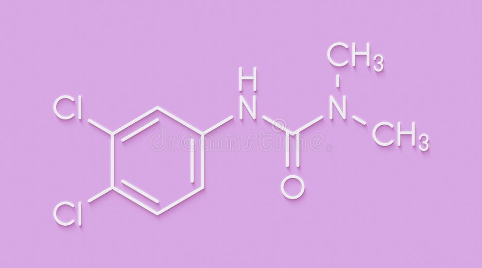 Dcmu Herbicide Molecule Stock Illustrations – 10 Dcmu Herbicide ...