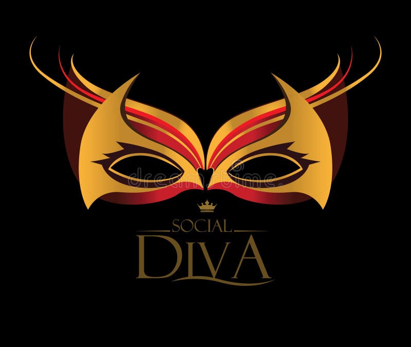 Diva Logo Design stock illustration. Illustration of fashionable - 81259967