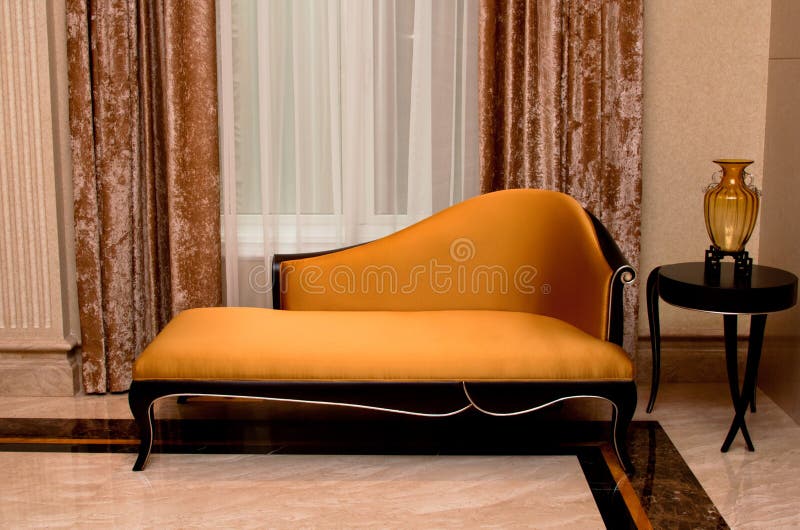 Divan Faisant Le Coin En Cuir Luxueux Image stock - Image du ...