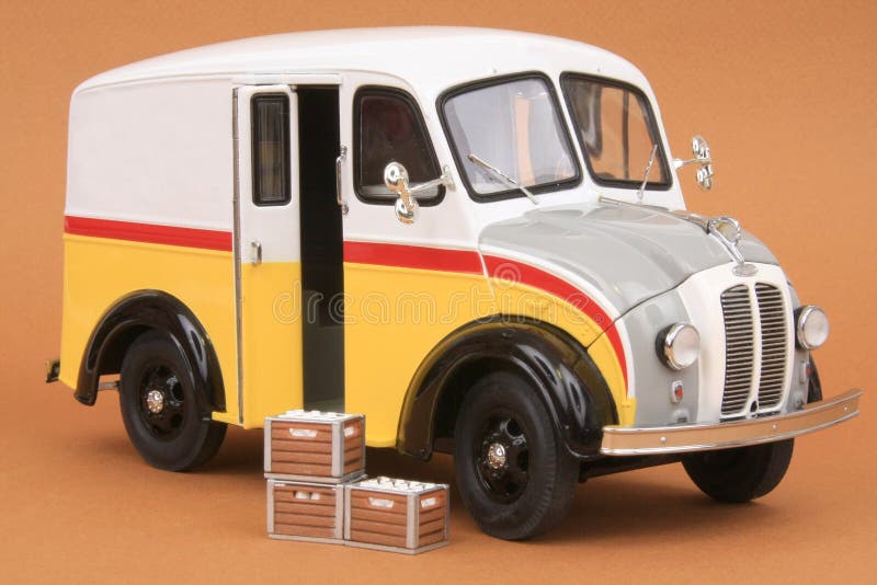 Divco Milk Delivery Van 1950 Stock Image - Image of collectible ...