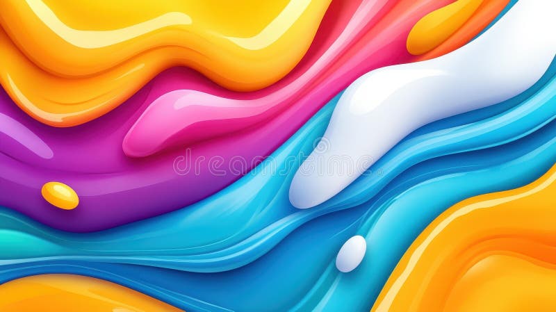 Dive into a Bright, Colorful Liquid Design that Blends Modern ...