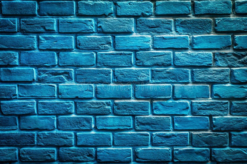 Stunning Blue Brick Wall Texture a Long Exposure Background Perfect for ...