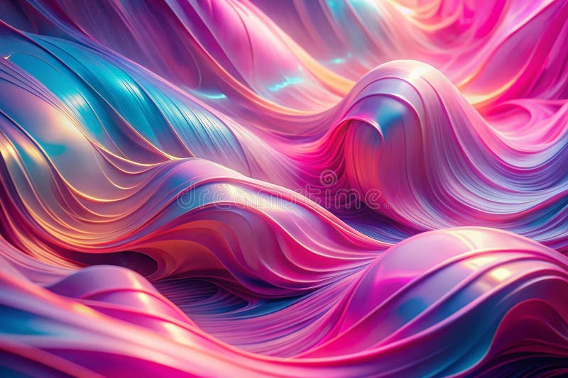 Envelop Yourself in Dreamy Pink a Surreal Wallpaper Pattern for a ...