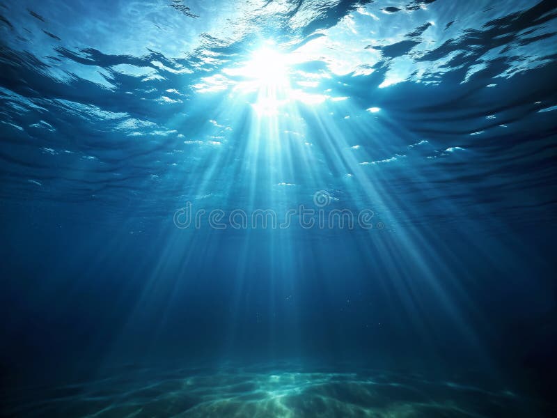 Stunning Underwater Sunbeams a Mesmerizing Display of Sunlight ...
