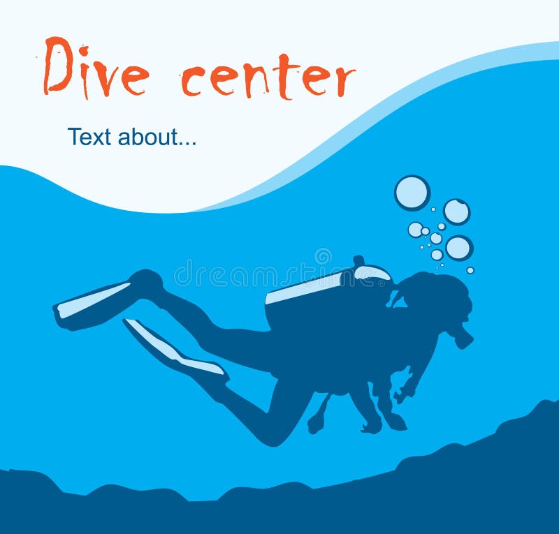 Dive center design stock illustration. Illustration of snorkeling ...