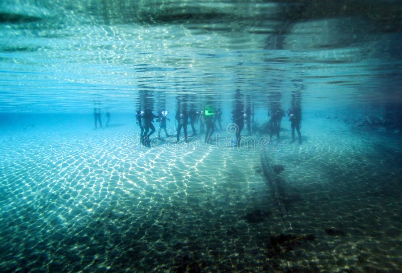 Dive Class - Morrison Springs Stock Image - Image of cyrstal ...