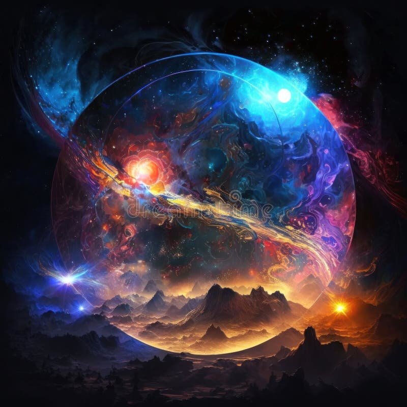 Dive into the Cosmic Clash of Elements with this Breathtaking Space ...