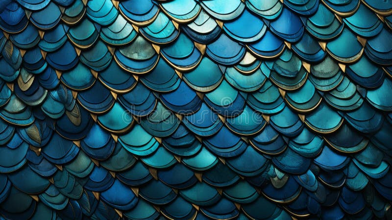 Dive into Creativity with an Artistic Fish Scale Design Featuring ...