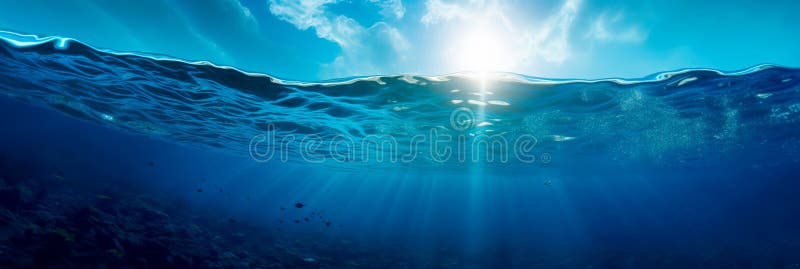 Dive into the Deep Blue with a Gradient Background that Mirrors the ...