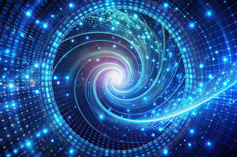 Dive Deep into the Surreal Blue Binary Code Matrix an AI Innovation ...