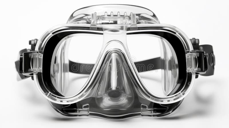 Dive into the Depths with Confidence, Scuba Diving Mask on White ...