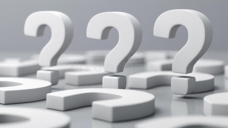 Explore a Captivating 3D World Filled with Endless Question Marks ...