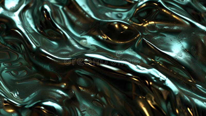 Celestial Alloy: Alien Elegance Stock Photo - Image of fluidity ...
