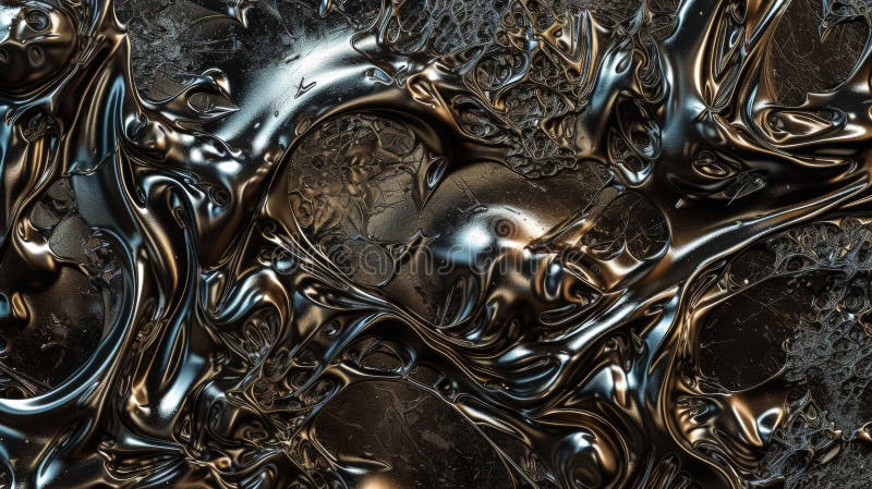 Celestial Alloy: Alien Elegance Stock Photo - Image of pulsating ...