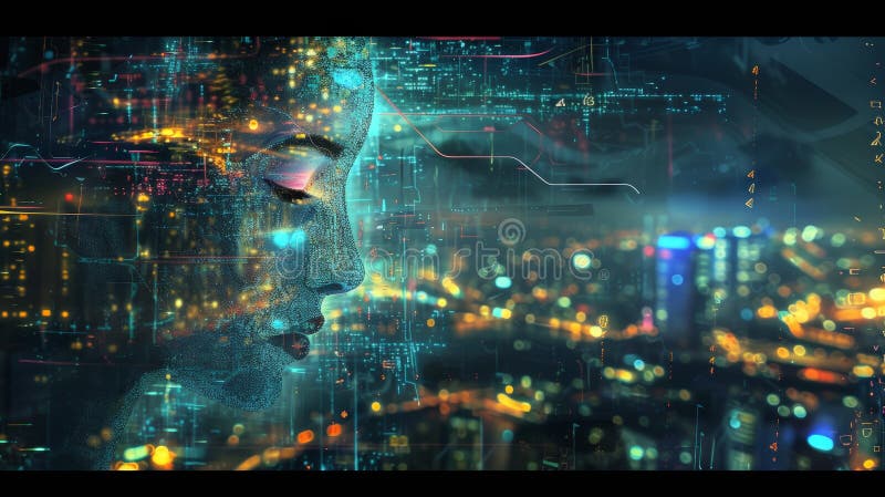 Ephemeral Code: Embracing the Spirit of Digitalization Stock Image ...