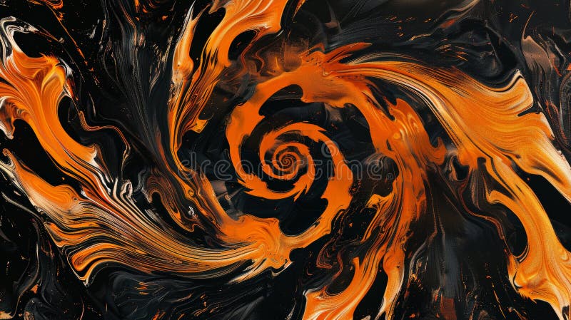 Inferno Finger Swirl Abstraction Stock Illustration - Illustration of ...