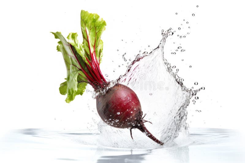 Dive into Freshness with this Vibrant Beetroot Splash Stock ...
