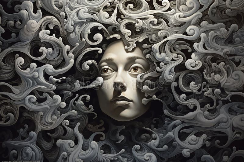 A Visual Odyssey of Overthinking, a Journey through Overthinking Stock ...