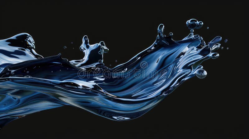 Dive into Liquid Art! WATER Rendered in Mesmerizing 3D Holographic ...