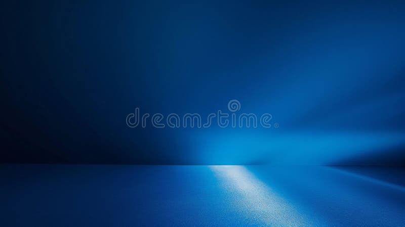 Luminous Depths: Blue Radiance Illuminates the Night Stock Image ...