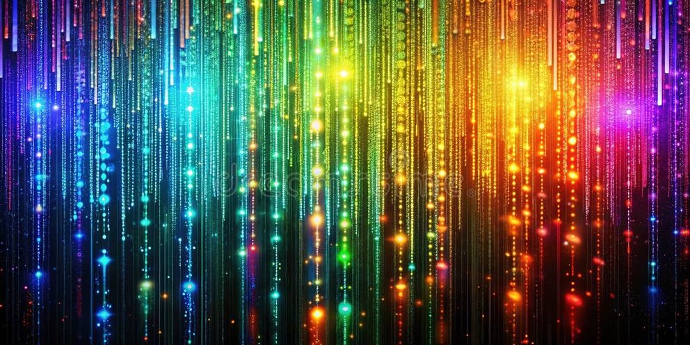 Dynamic Abstract Matrix Code Background a Vibrant Visual Feast for ...