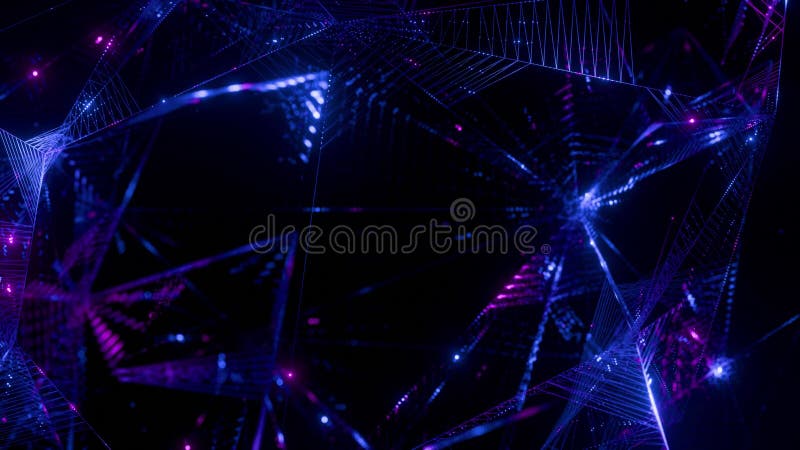 Futuristic Spiderweb Hypnotic Loop Animated Background Stock Footage ...