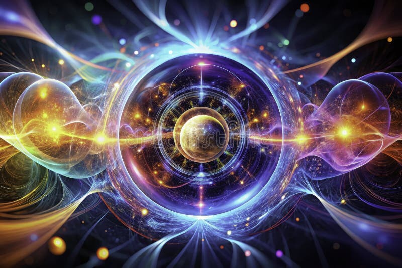 A Visual Symphony of the Quantum Realm Microscopic Energy Fields and ...