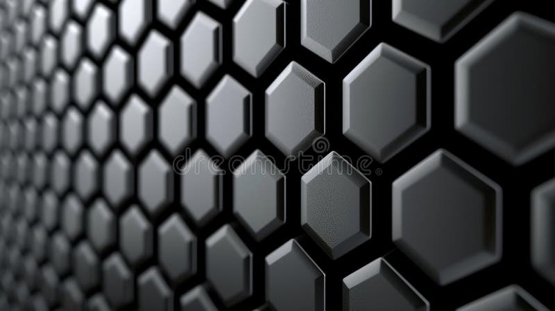 A Striking Closeup Reveals a Hexagonal Wall Pattern, Perfect for ...