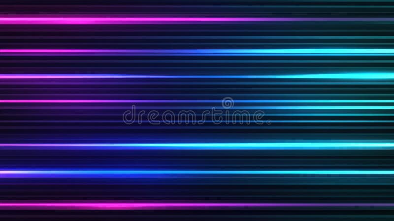 Experience the Thrill of Neon Blue Lights in a Fastmotion Abstract ...