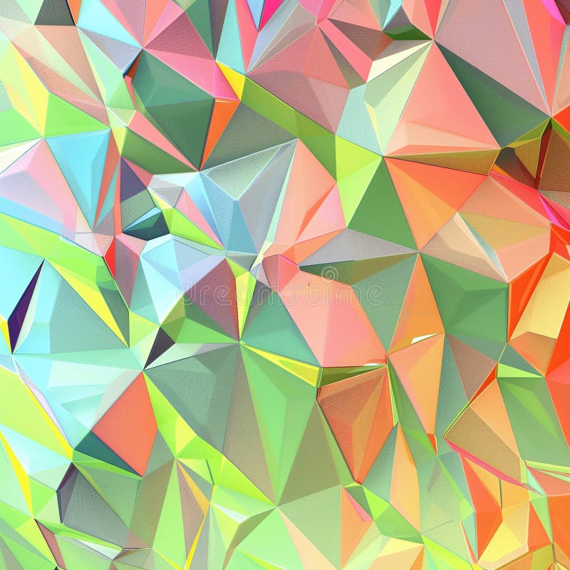 Innovative Abstract Low Poly Design for Striking Banners Stock ...