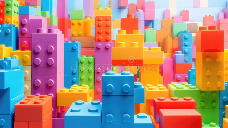 Dive into the Playful World with a Vibrant Background of Colorful ...