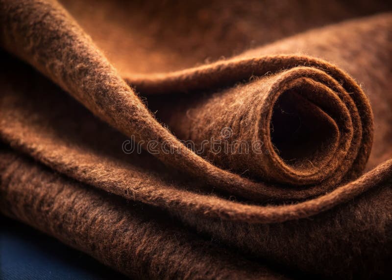 Warm Brown Felt Texture Background a Deeply Textured Surface Ideal for ...